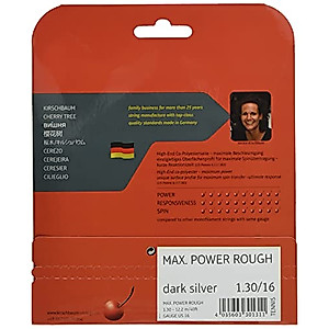 Kirschbaum Set Max Power Rough 1.25 mm (17g) 40ft.,Grey