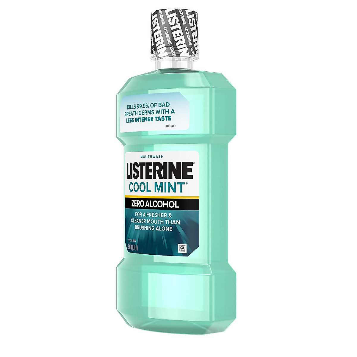 Listerine Zero Cool Mint Mouthwash For Fresh Breath And To Kill Bad Breath Germs, 500 ml, 16.9 Fl Oz
