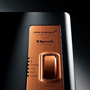 Klipsch The Fives Powered Speaker Monitor 2.0 System McLaren Edition with HDMI-ARC, Bluetooth Wireless Connection, 160 Watts Total System Power, and Best-in-Class Cabinet Construction