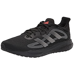 adidas Men's Solar Glide 4 Trail Running Shoe, Black/Night Metallic/Grey, 9