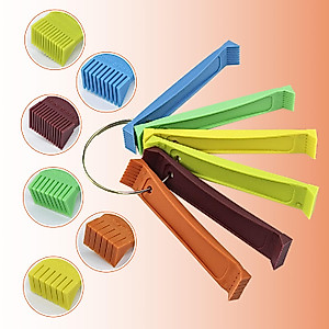 Cenipar 2PCS Air Conditioner Condenser Fin Comb Set Include FCR6 Fin Comb and Stainless Radiator Fin Comb Compatible with Air Conditioner HVAC Fin Comb Straightener