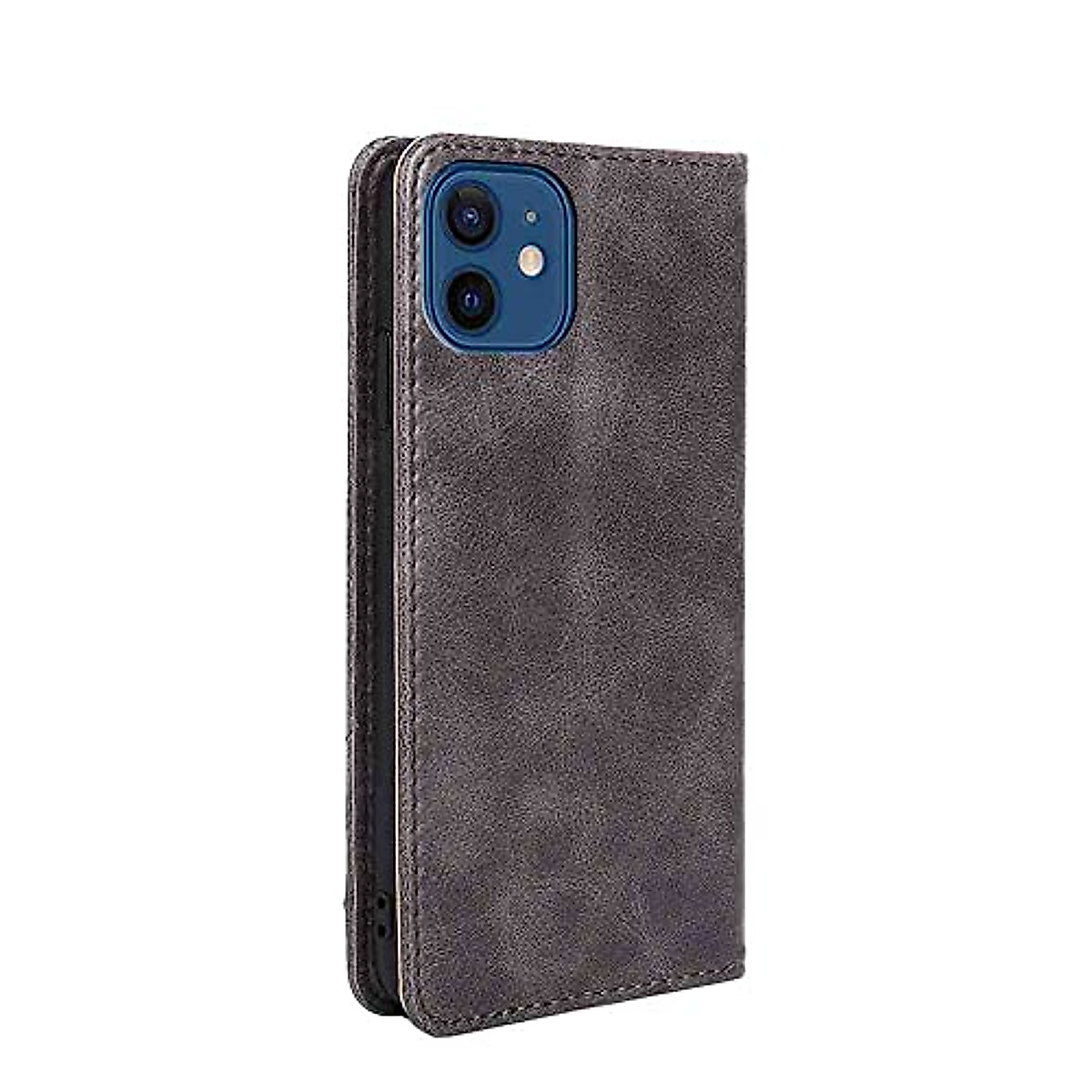 CYR-Guard Phone Cover Wallet Folio Case for Oppo REALME 7 PRO, Premium PU Leather Slim Fit Cover for REALME 7 PRO, Anti-Dirt, Gray