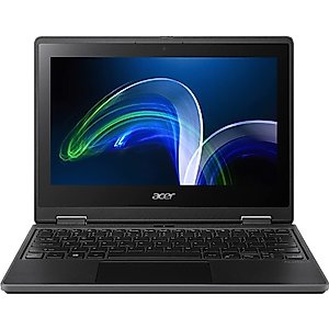 Acer TravelMate Spin B3 B311R-32 TMB311R-32-C31R 11.6" Touchscreen Convertible 2 in 1 Notebook - HD - 1366 x 768 - Intel Celeron N5100 Quad-core (4 Core) 1.10 GHz - 4 GB RAM - 128 GB Flash Memory