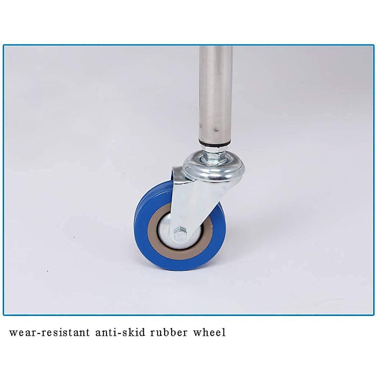 Cart Trolley, Lab Clinic Serving Cart Trolley 2-Tier Medical Trolley Stainless Steel Treatment Trolley/Medical Laboratory Equipment Carts/Beauty Salon Tool Car，L50xW40xH86cm The Taste of Home