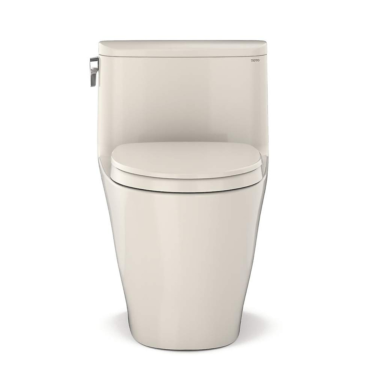 TOTO TMS642124CEFG12 Nexus 1.28 GPF One Piece Elongated Chair Height Toilet with Tornado Flush Technology - Seat Included Sedona Beige