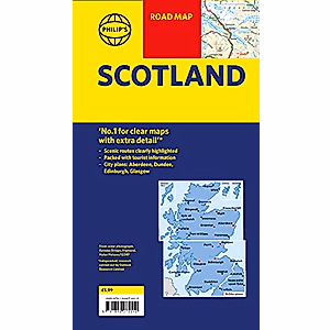 Philip's Scotland Road Map (Philip's Sheet Maps)