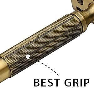 Pearl Shaving Double Edge Close Comb Safety Razor for Men - Reusable Eco Freindly DE Metal Razor | Premium Single Blade Razors for Men | Classic & Traditional Shaving Kit for Men Gift Option