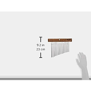 TreeWorks Chimes TRE417 Made in USA Small Single Row Bar Chime, 14-Bar Wind Chime (VIDEO)