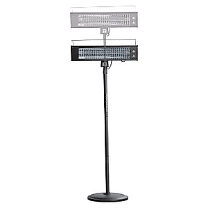 Sun Joe SJPH1500E-P2 5118 BTU Remote Controlled Water-Resistant Electric Indoor/Outdoor Patio Infrared Heater w/Wall Mount Bracket