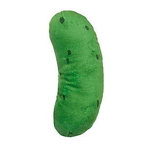 Buckle-Down Dog Toy, Comedy, Plush Squeaker Rick and Morty Pickle Rick Greens, DTPT-RMYR 10" x 3"