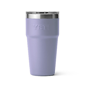 YETI Rambler Stackable Pint, Vacuum Insulated, Stainless Steel with MagSlider Lid, Cosmic Lilac