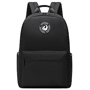 Abshoo Lightweight Backpack for School Classic Basic Water Resistant Casual Daypack Plain Bookbag (Black)