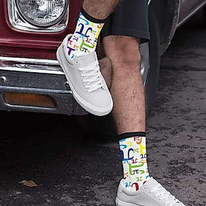 Colorful Pi Math Novelty Socks For Women & Men