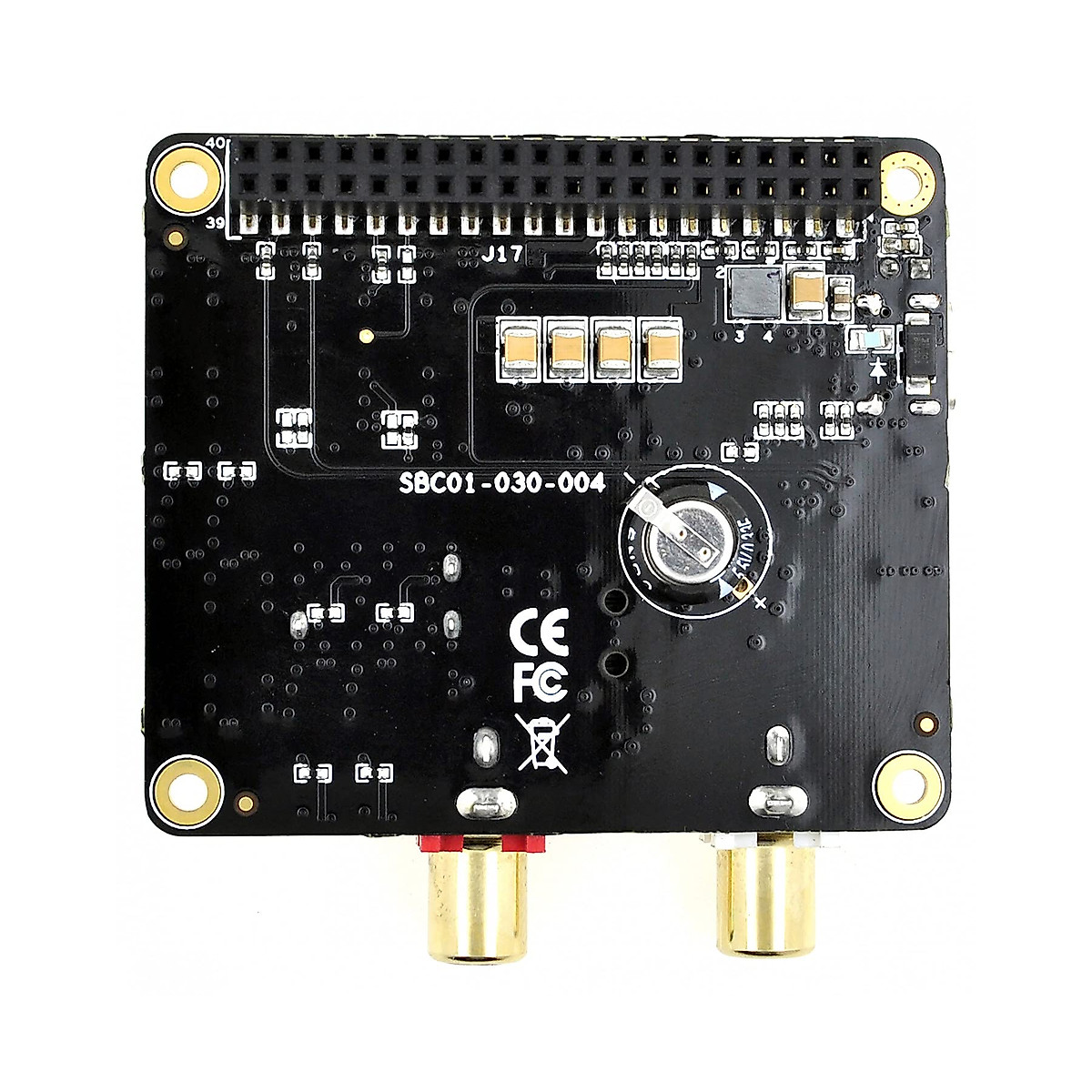 Allo, BOSS I2S DAC V 1.2 Dedicated 384 kHz32bit DAC PCM5122 for Best Sound Quality. Compatible with RPI 2, RPI 3 and Rpi4