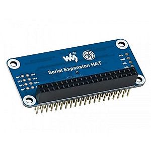 Serial Expansion HAT I2C Interface 2-ch Extra UART Plus 8 programmable GPIOs for Raspberry Pi Zero W WH 2B/3B/3B+/4B @XYGStudy