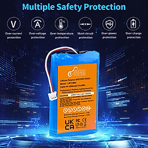 Pickle Power PS5 Controller Battery Replacement for Sony Playstation 5 DualSense CFI-ZCT1W Wireless Controller