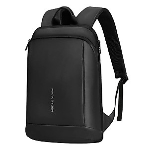 Super Slim Backpack for Men, 15.6 Inch Laptop Backpack with High Tech Back Plate Design, Waterproof Business Backpack, Casual Daypack Ideal for Working, Commuting, Daily