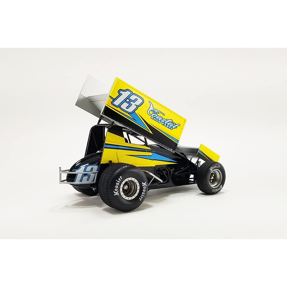 ModelToyCars 2022 Winged Sprint Car, #13 Justin Peck - Acme A1822007-1/18 Scale Diecast Car