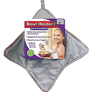 Microwavable Heat Resistant Plate and Bowl Holder Bundle Pack Protects Hands from Hot Dishes. Microwave and Washing Machine Safe Kozy for Heating Soup or Leftover Food or Meals to Eat and Watch TV.