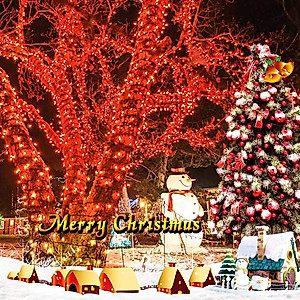 Toodour Solar String Lights, 2 Packs 72ft 200 LED 8 Modes Outdoor String Lights, Waterproof Solar Fairy Lights for Garden, Patio, Fence, Holiday, Party, Balcony Decorations (Purple)