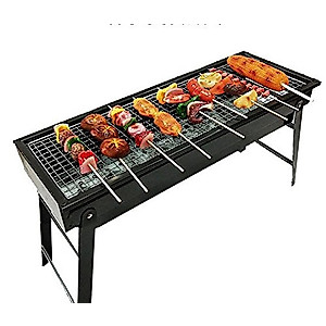 Charcoal Grill,Portable Barbecue Grill Folding BBQ Grill,Small Barbecue Grill,Outdoor Grill Tools for Camping Hiking Picnics Traveling 24''x13''x9''