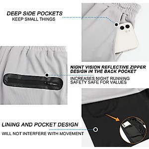 Suwangi Men's 2 in 1 Workout Running Shorts 7" Lightweight Quick-Dry Short Gym Athletic Training Yoga Short with Phone Pocket