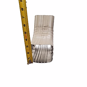 Magnetic Downspout Clip with Hinge (3"x4" 'A' White)