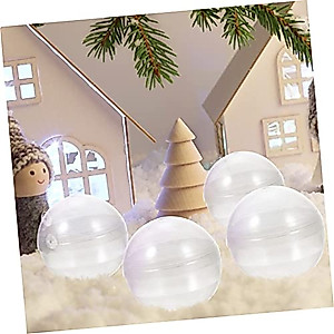 Garneck 300 pcs Eggs Fill-able Gumballs Xcm Ballsmulti-Function Refills Acrylic New Transparent Raffle Claw Ornaments Jewelry Ing DIY Small Sphere Vending Decoration