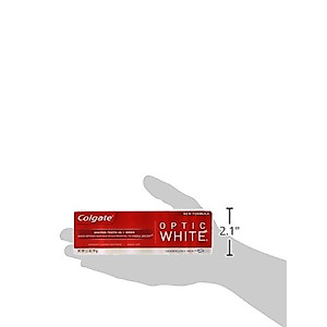 Colgate Optic White Toothpaste, Sparkling Mint, 3.5 Ounce (Pack of 6)