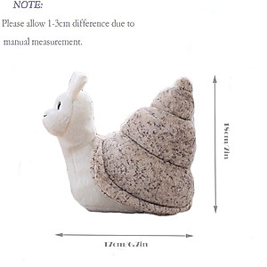 CHELEI2019 7" Plush Snail Stuffed Animal,Cute Soft Sleeping Snail Plush Toy Gifts for Kids