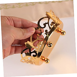 SHOWERORO Candy Dish Entryway Key Bowl Appetizer Tray Candy Nut Serving Container Dessert Serving Tray Cake Serving Plate Fruit Stand Vanity Tray Decorative Fruits Tray Iron Buffet Desk