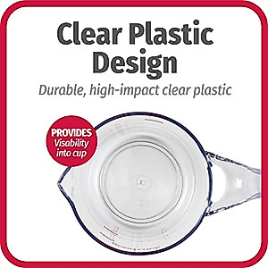 BRADSHAW INTERNATIONAL 19864 2Cup Plastic Measuring Cup