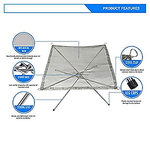 Rootless Portable Outdoor Firepit- Collapsible Steel Mesh Fireplace- Large Size