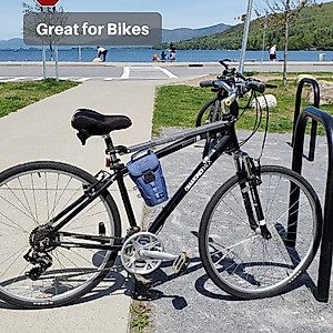 Anti-Theft Lockable Travel Safe & Portable Beach Chair Vault. As Seen on Shark Tank. Personal Safe thats Packable, Lightweight, & Slash Resistant. FlexSafe by AquaVault - Black Color