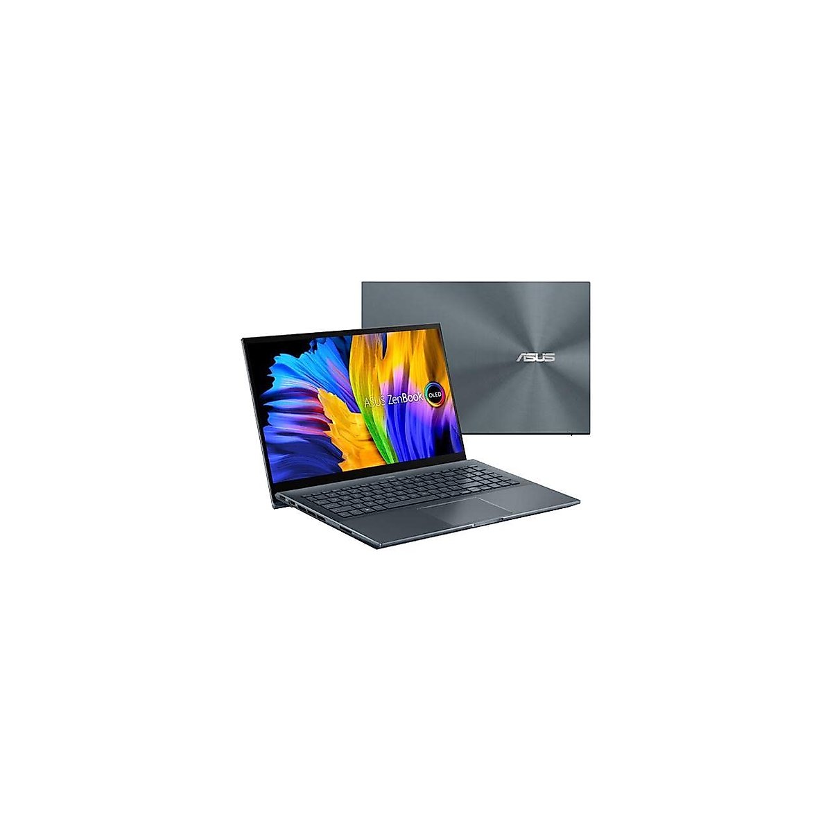 ASUS 2023 Zenbook Pro 15 OLED FHD Touchscreen PC 8-Core AMD Ryzen 9 5900HX NVIDIA GeForce RTX 3050 Ti 4GB GDDR6 16GB DDR4 1TB NVMe SSD WiFi AC USB-C HDMI2.0 Backlit Keyboard Windows 11 Pro w/RE USB