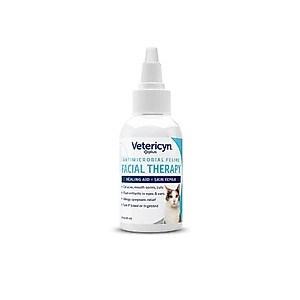 Vetericyn Plus Feline Facial Therapy | Healing Aid and Skin Repair for Different Cat First Aid Needs, Including Cat Acne, Cat Ear and Eye Problems. 2 Ounces