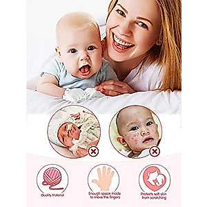 Baby Gloves No Scratch Mittens 0-6 Months Infant Newborn Girls Gloves Toddler Mittens Baby Boys 6 Pairs