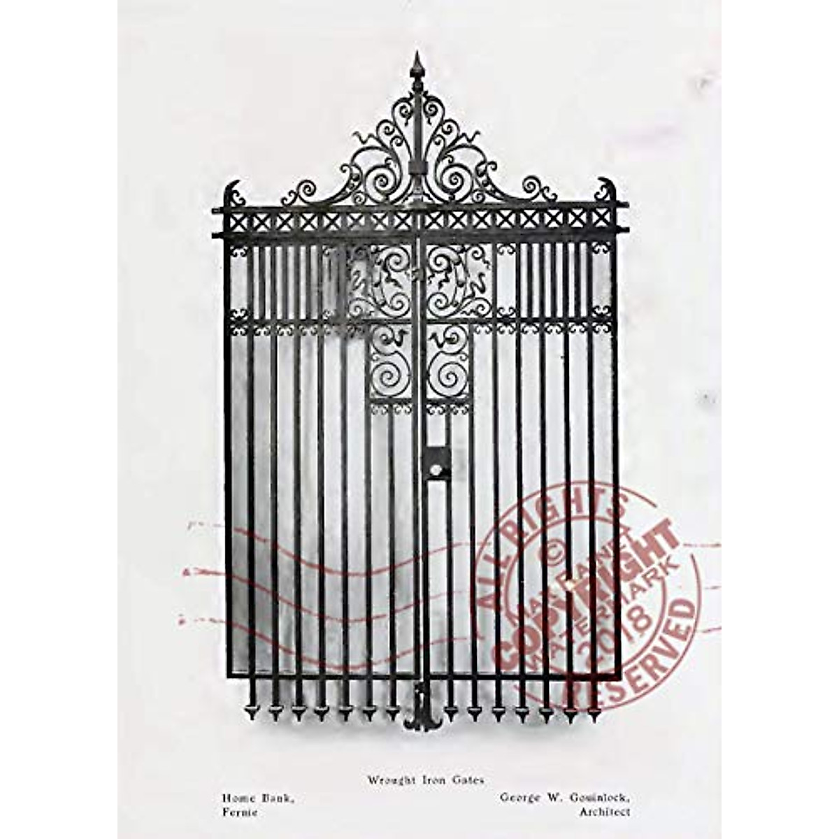 Architectural Bronze and Iron Works, Toronto (Canada) Bulletin 2000, December 1913 by Canadian Allis-Chalmers Limited, Toronto (REPLICA Trade Samples Catalog, Archtiect's metal designs, Building Ornament, facads, casings, doors, porticos, windows, etc, of
