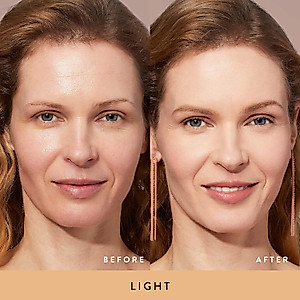 LAURA GELLER NEW YORK Baked Double Take Powder Foundation - Light - Buildable Medium to Full Coverage - Matte Finish