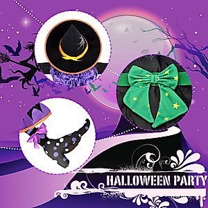 Miracleart Crashing Witch Halloween Decorations(47" H), Funny Flying Crashing Witch into Tree, Outdoor Indoor Crashed Witch Props Halloween Party Hanging Decorations