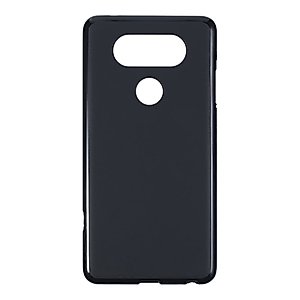 Shantime for LG V20 H990DS Case, Soft TPU Back Cover Shockproof Silicone Bumper Anti-Fingerprints Full-Body Protective Case Cover for LG V20 H990DS (5.70 Inch) (Black)