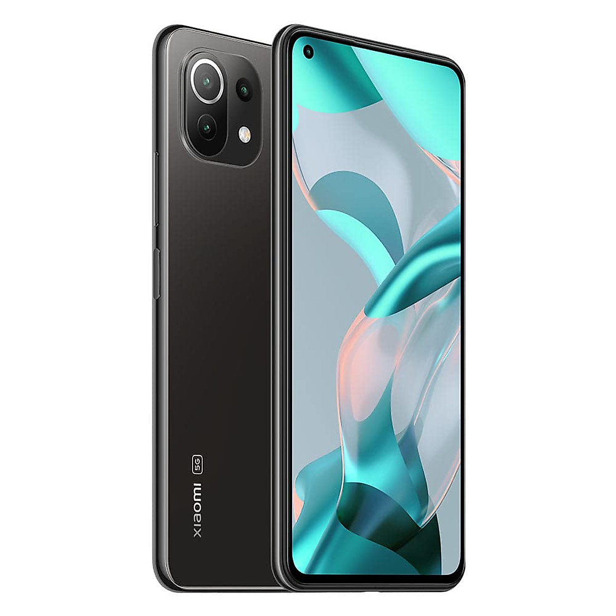 Xiaomi Mi 11 Lite NE 5G + 4G LTE VoLTE Global Unlocked GSM 64MP Triple Camera Worldwide GSM w/Fast Car Charger (Truffle Black, 128GB+6GB)