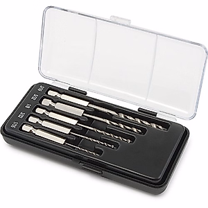 Titan 16505 Hex Shank Drill Bit Set - 5 Piece