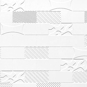 From Plain To Beautiful In Hours 133-VERSA-KIT Versa Tile Tub and Shower Wall Panels Surround, Gloss White, 96 Square Feet