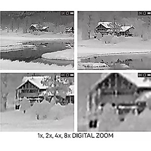 AGM Global Vision Thermal monocular Taipan TM15-256 Thermal Imaging Monocular for Hunting 256x192 (50 Hz), Monocular for Adults high Powered Tactical Thermal Imager Heat Vision Night and Day Infrared