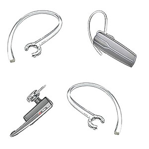 Universal Small Clamp Bluetooth Ear Hook Loop Clip Replacement - Set of 9 Clear