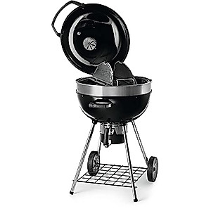 Napoleon Grills PRO22K-LEG-2 PRO22KLEG2 Charcoal Kettle Grill, Black
