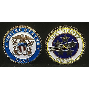 USS Nimitz CVN 68 (Officer) Challenge Coin