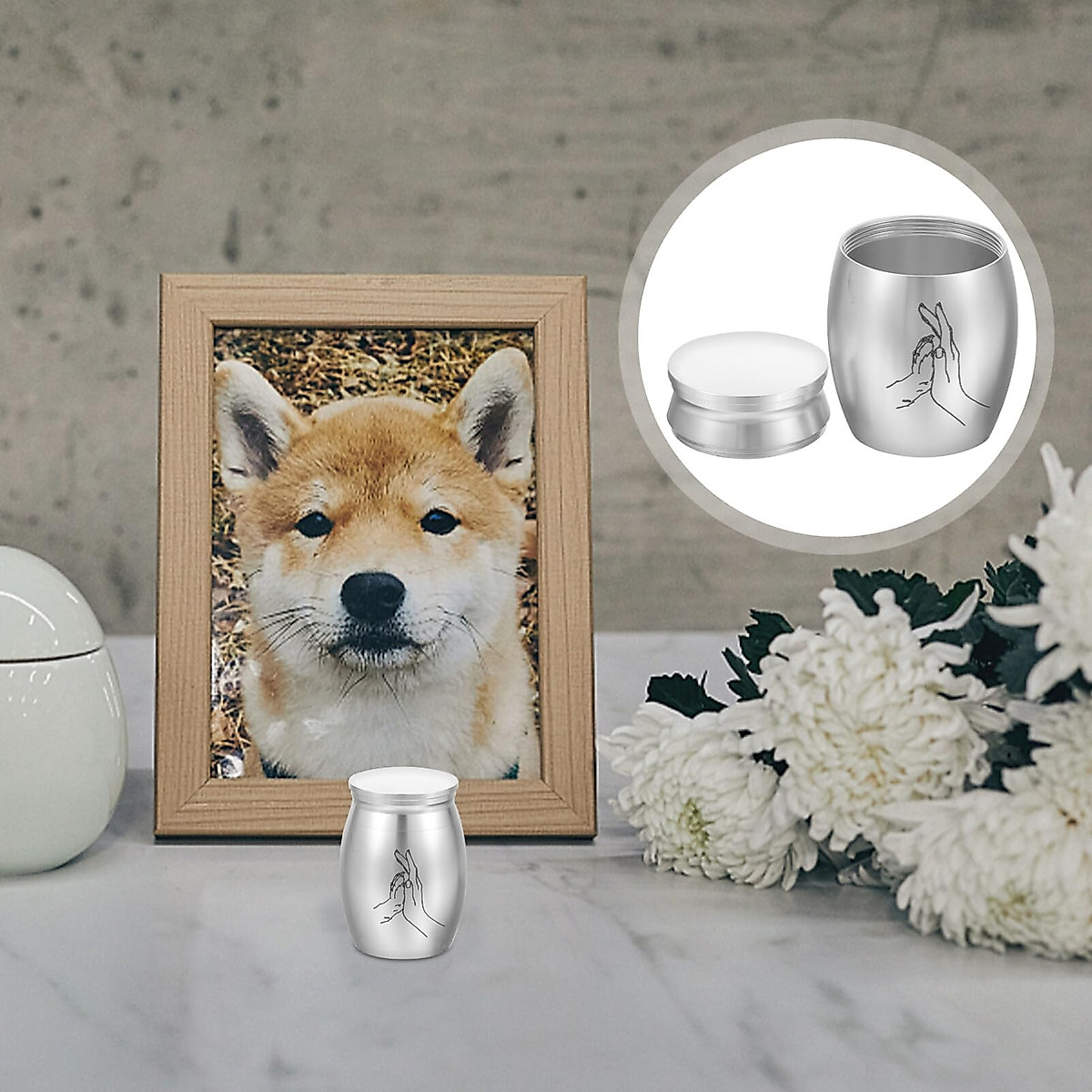 Urn Sealed Keepsake Urn Pet Cremation Urn Small Pet Urn Mini Metal Pet Urn Dog Urns Urn Small Urns for Ashes Adult Cat Urns for Ashes Pet Urns for Dogs Ashes Small Urns for Ashes