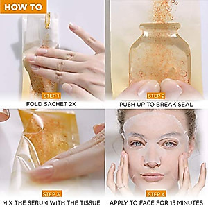 Garnier SkinActive Glow Boost Fresh-Mix Sheet Mask with Vitamin C, for all skin types, 1 count